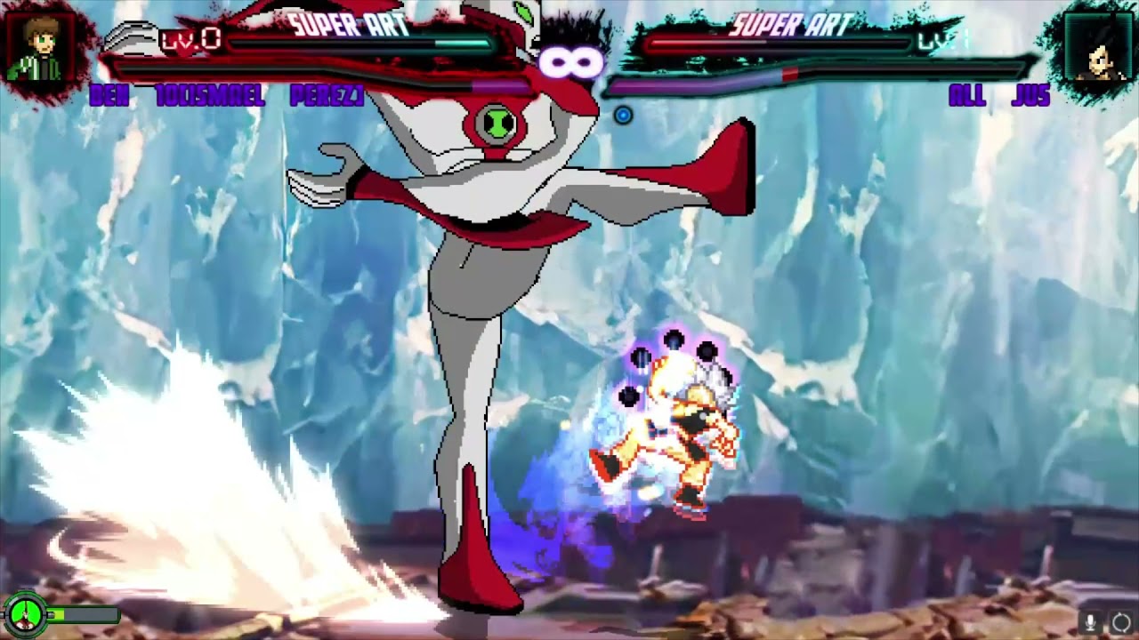 Ben 10 vs All Jus (Mugen Battle)!!! - YouTube