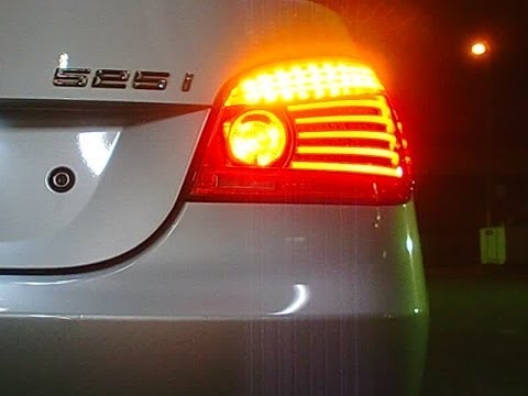 BMW E60 LCI Tail lights Custom （後期テール） ver.1 - YouTube