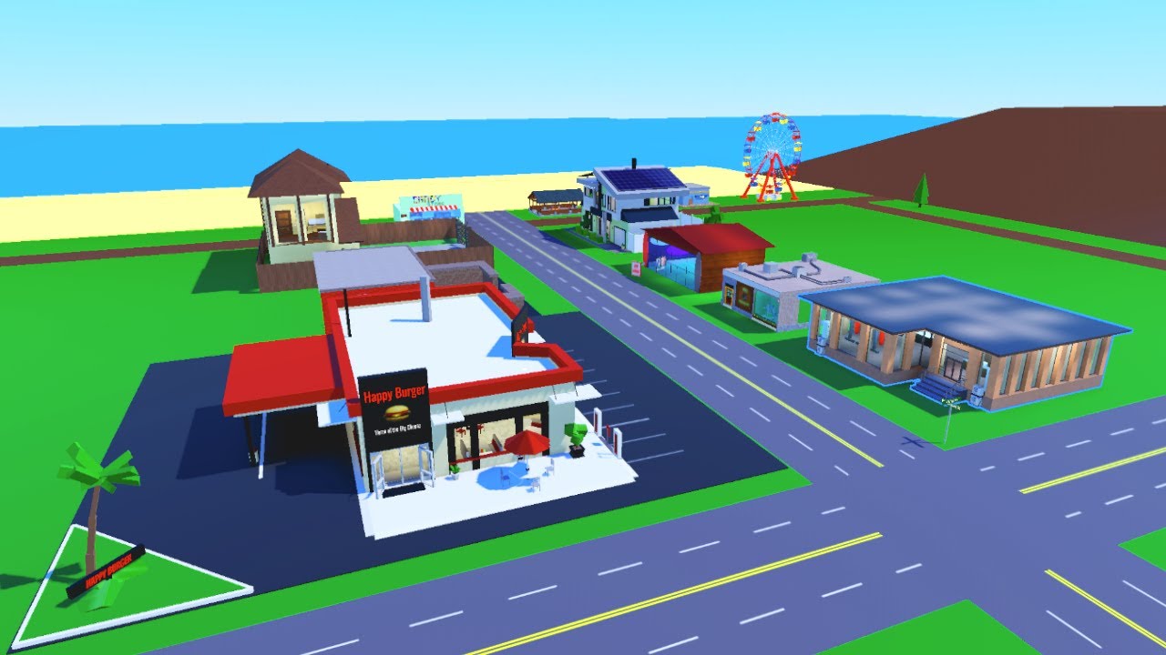 I Created A Beach Boardwalk For Brookhaven RP - YouTube