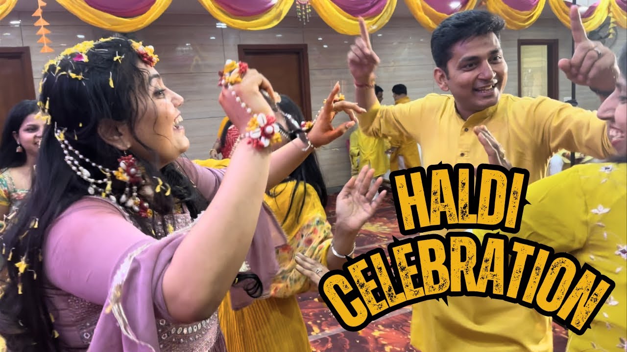 Haldi Ceremony Dance 💛 | Celebration Video || Daily Vlog 61 ...