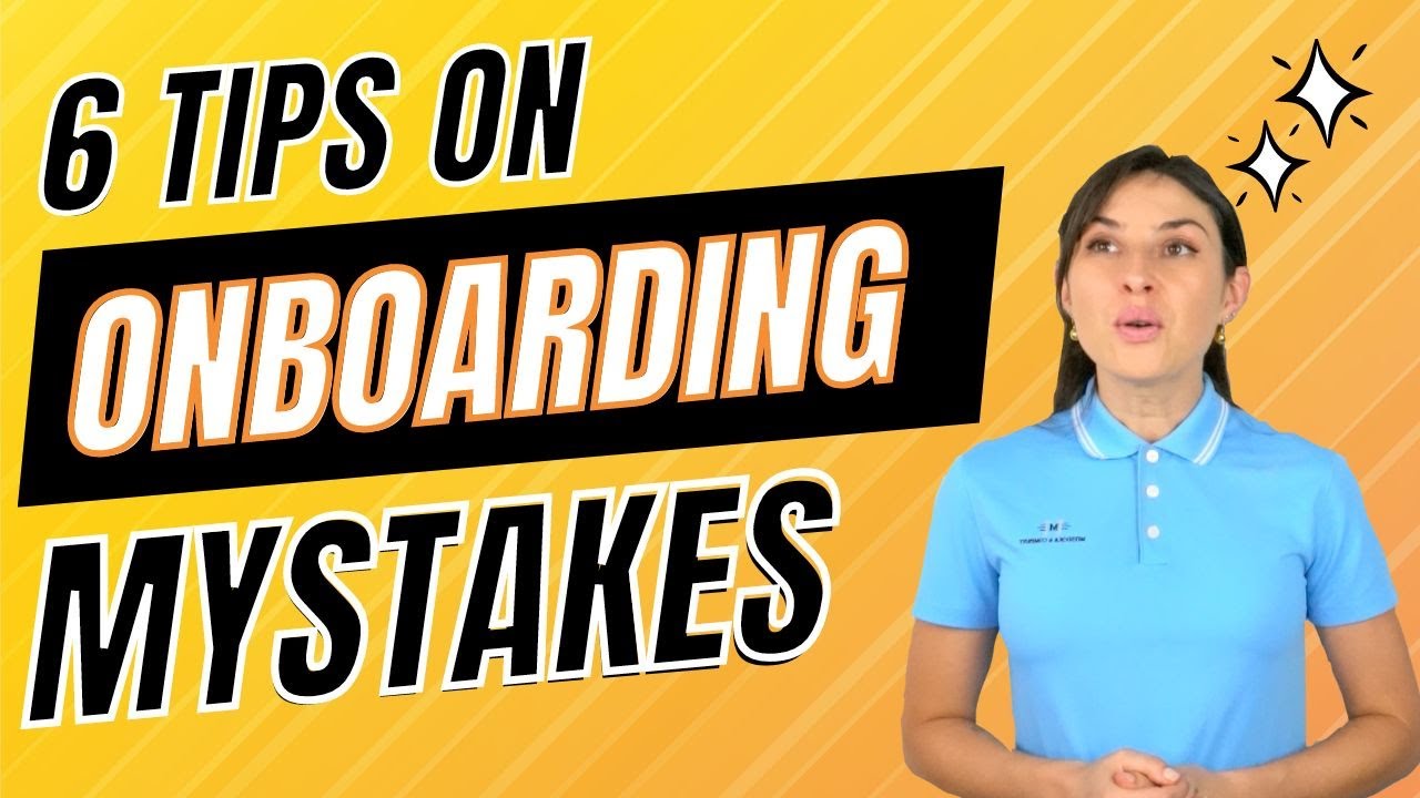 6 ONBOARDING Mistakes - YouTube