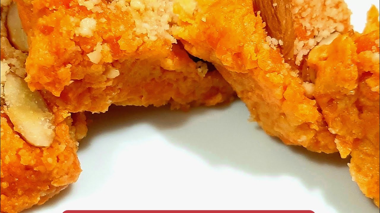 Carrot Burfi Recipe| Easy gajar ki barfi|quick and simple recipe - YouTube