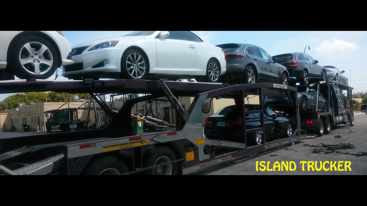 LOADING AN EASY LOADER CAR HAULER - YouTube