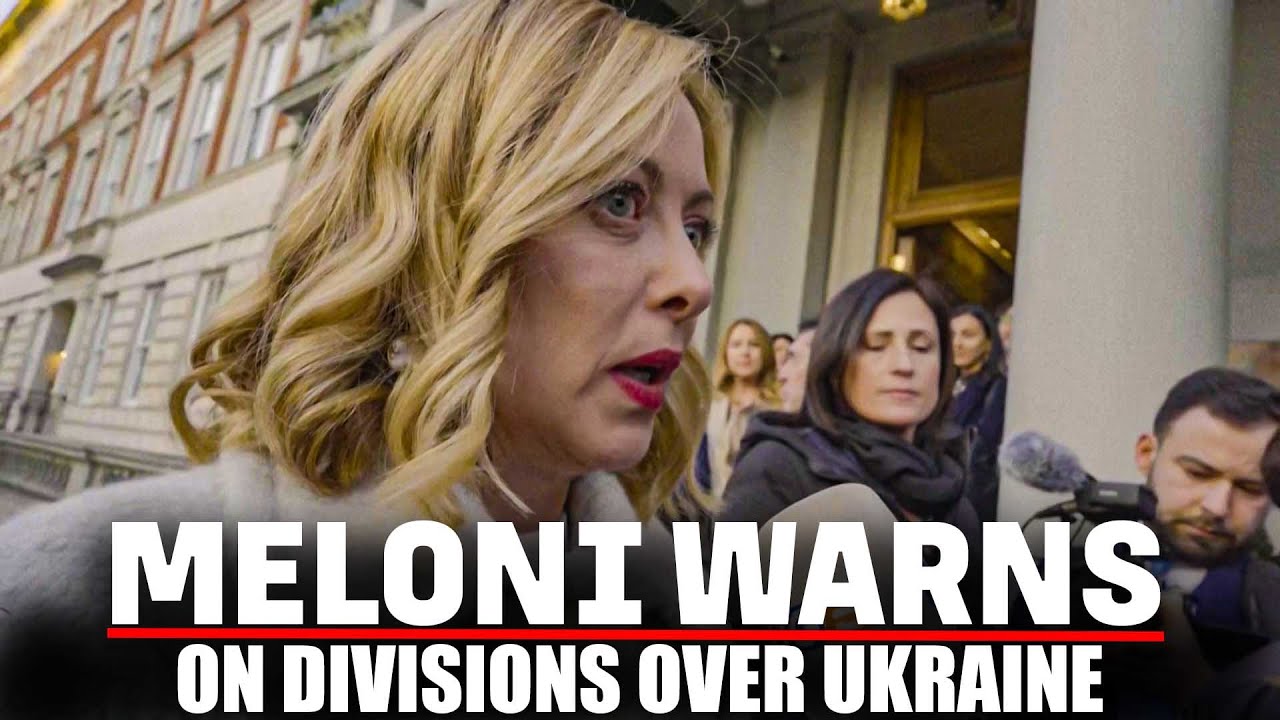 Italy's Meloni warns against divisions over Ukraine IUSA I Trump I ...