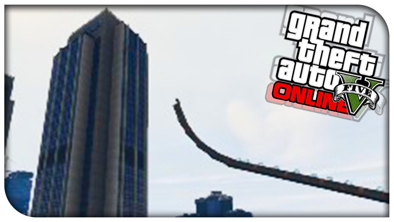 GTA 5 Funny Moments - HUGE IAA BUILDING JUMP! [GTA V Online Funny Races ...