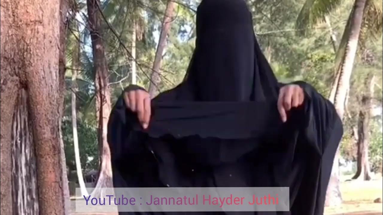 4 part Niqab Tutorial ||| Jannatul Hayder Juthi ||| 🖤💞 - YouTube