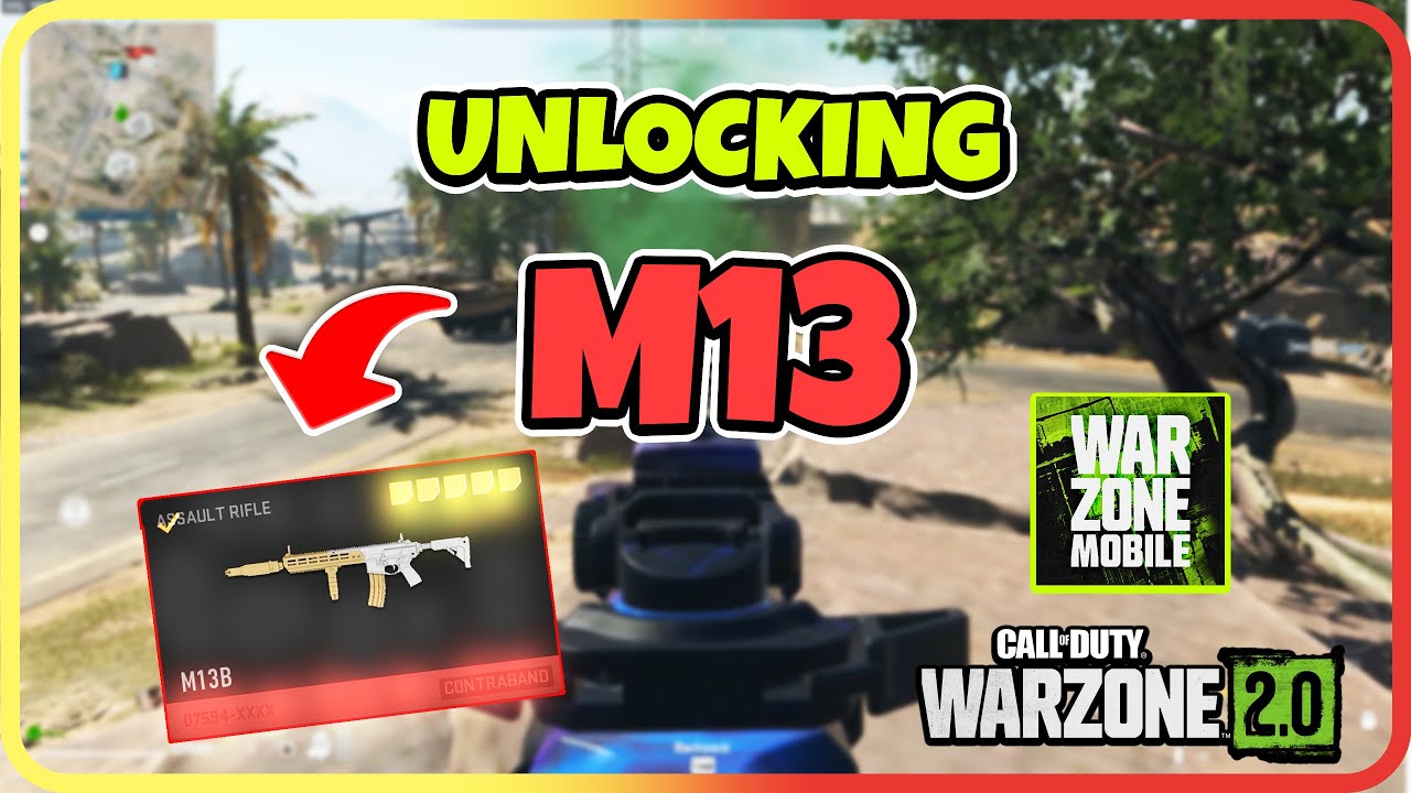 HOW I UNLOCKED M13B in WARZONE DMZ & WARZONE MOBILE - YouTube