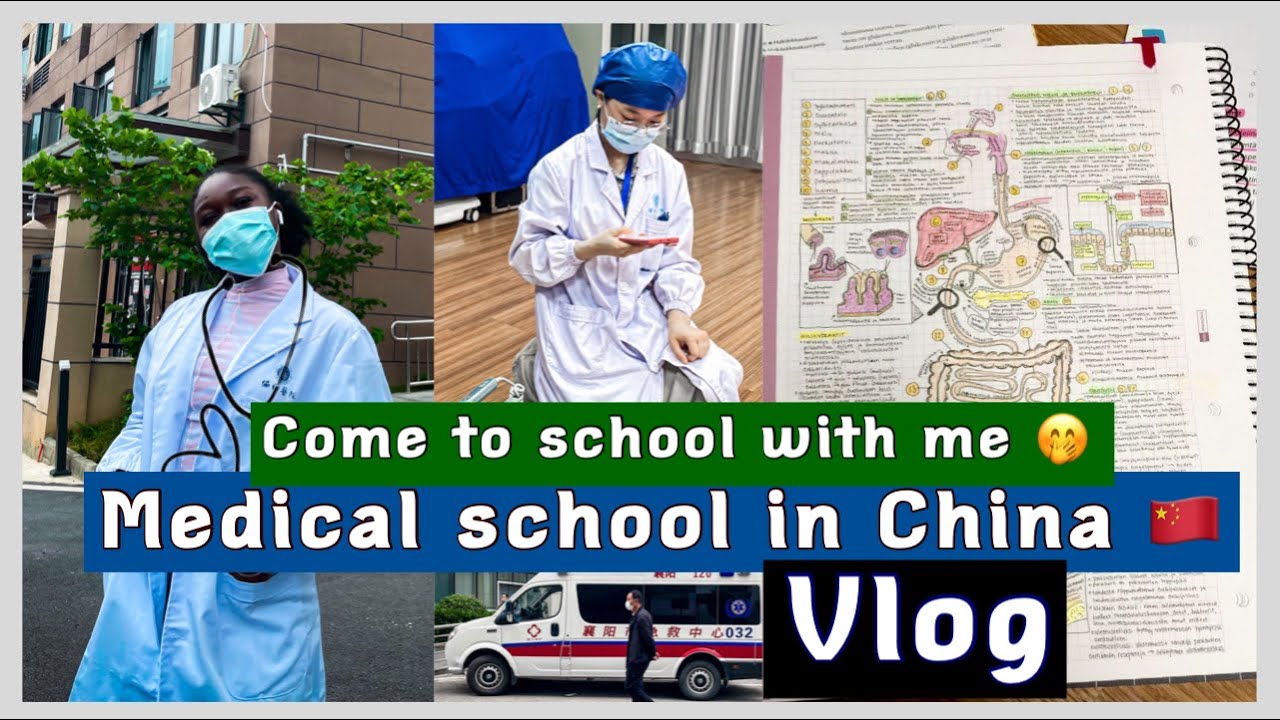 Vlog009: Medical student in China || a school day in my life|| VLOG ...