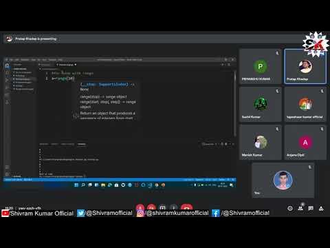 Lecture - 7 For Loop | Python Programming | Project Information - YouTube