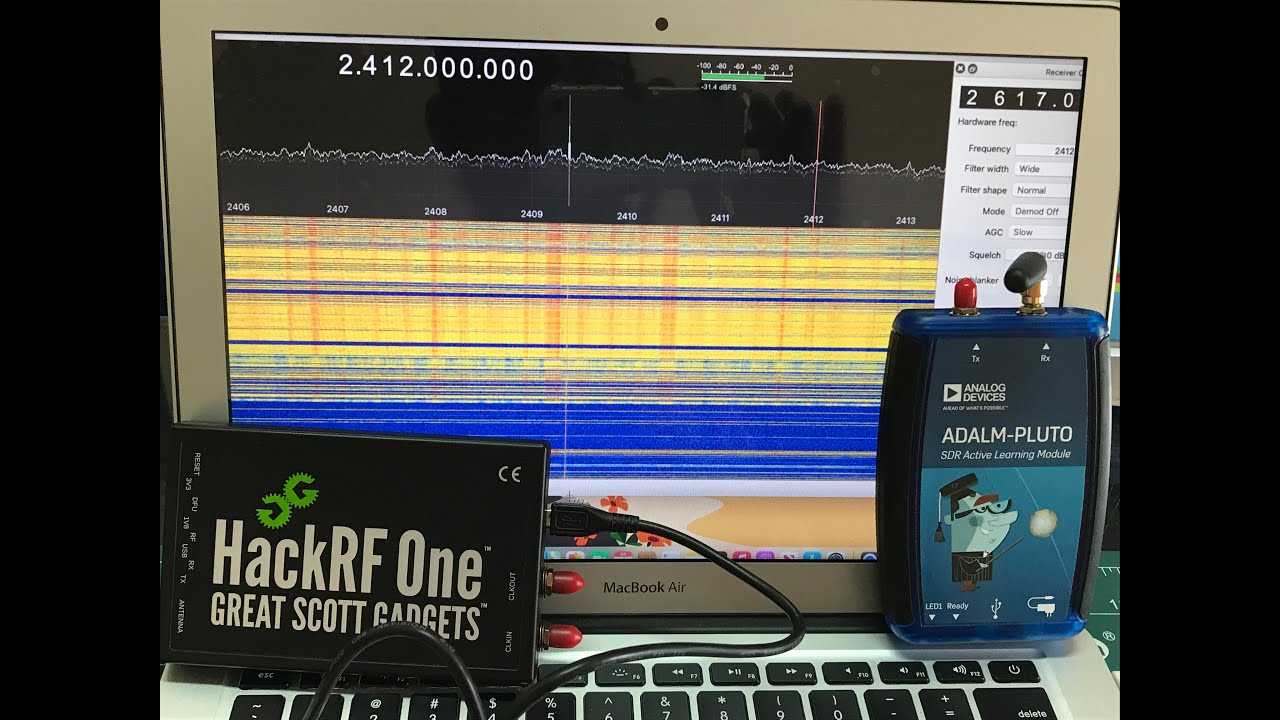 How does Signals look like? HackRF One | GnuRadio | Software Defined ...