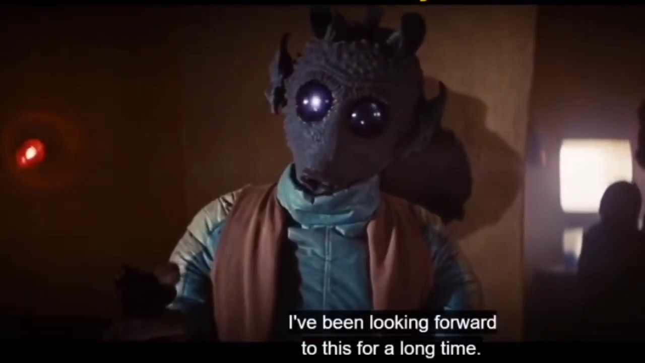Greedo MacLunkey Cantina Scene Ep 3 A New Hope Star Wars - YouTube