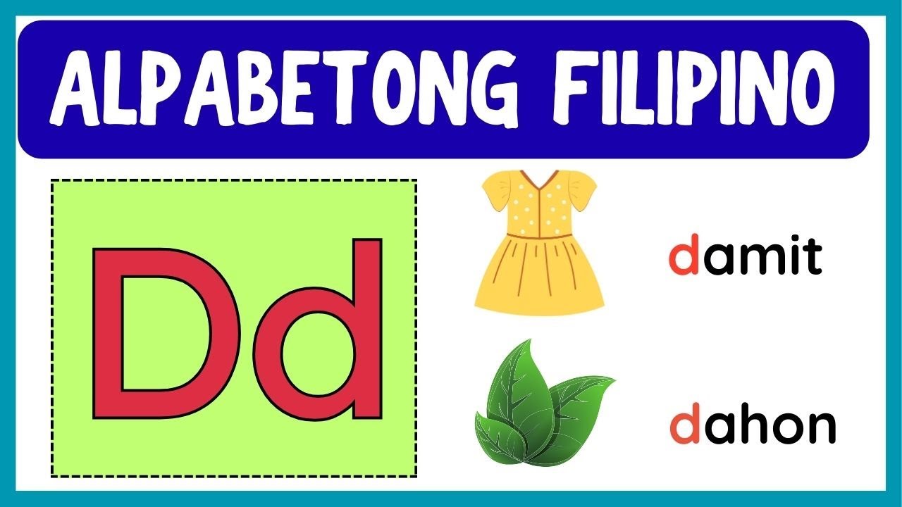 ALPABETONG FILIPINO---Titik / Dd /---Pagsasanay sa Pagbasa at Pagsulat ...