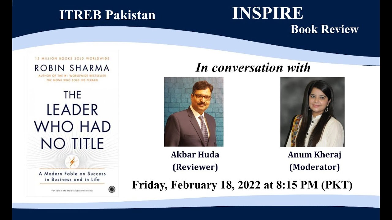 INSPIRE Book Review | The Leader Who Had No Title | Akbar Huda - YouTube