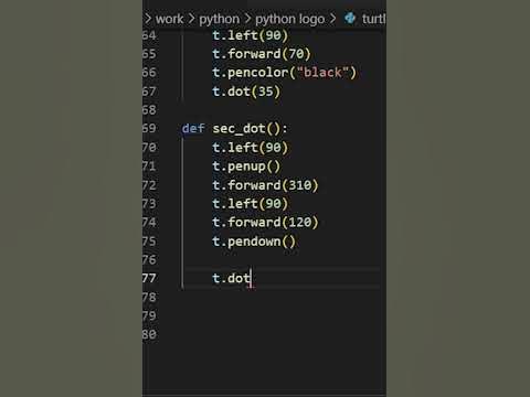 Drawing Python logo by python turtle 🐢🐍 #python #website #turtle - YouTube