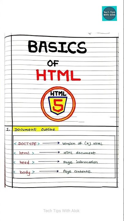 Basics of HTML #html #html5 - YouTube