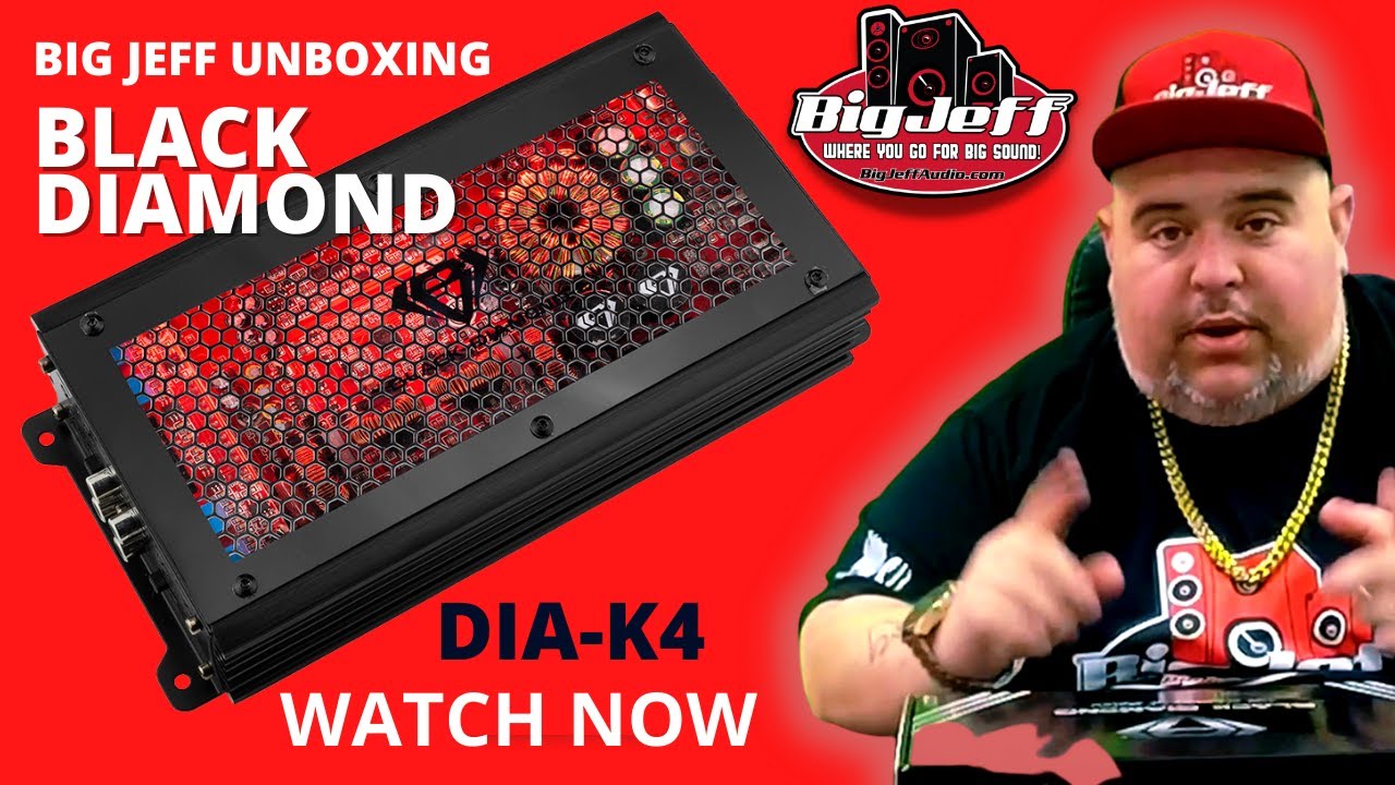 Black Diamond Audio Unboxing DIA K4 Big Jeff Audio - YouTube