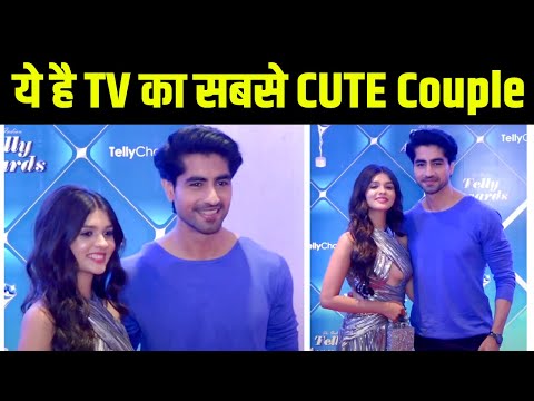 Harshad Chopda & Pranali Rathod Looks Cute At Indian Telly Awards ...