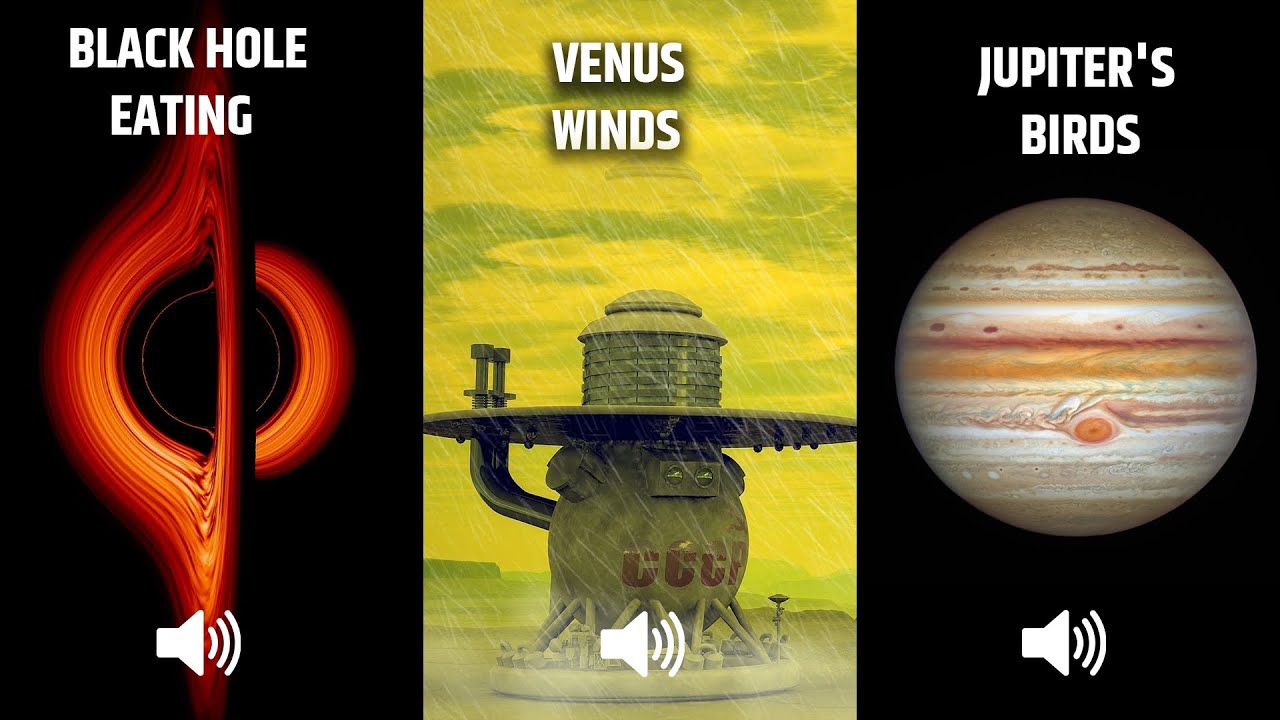 Scary Sounds in Space #venus #jupiter - YouTube