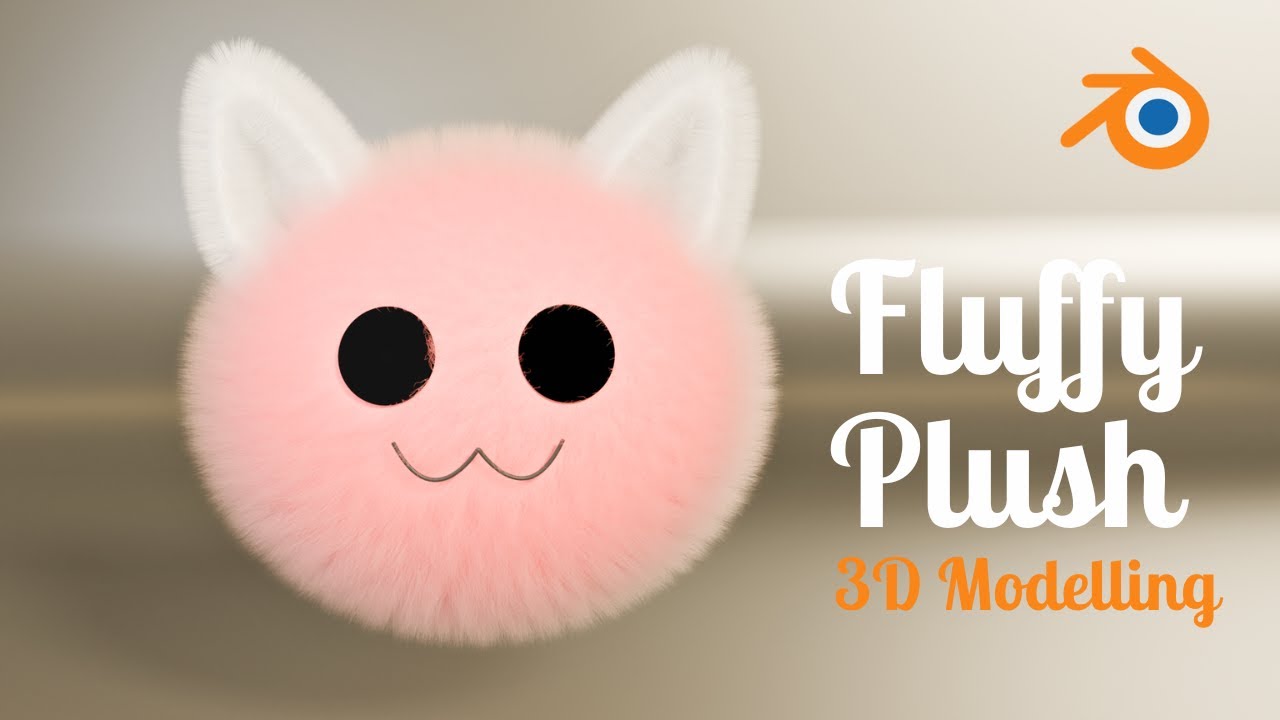 Cute Fluffy Plush - Blender Beginner Tutorial - YouTube