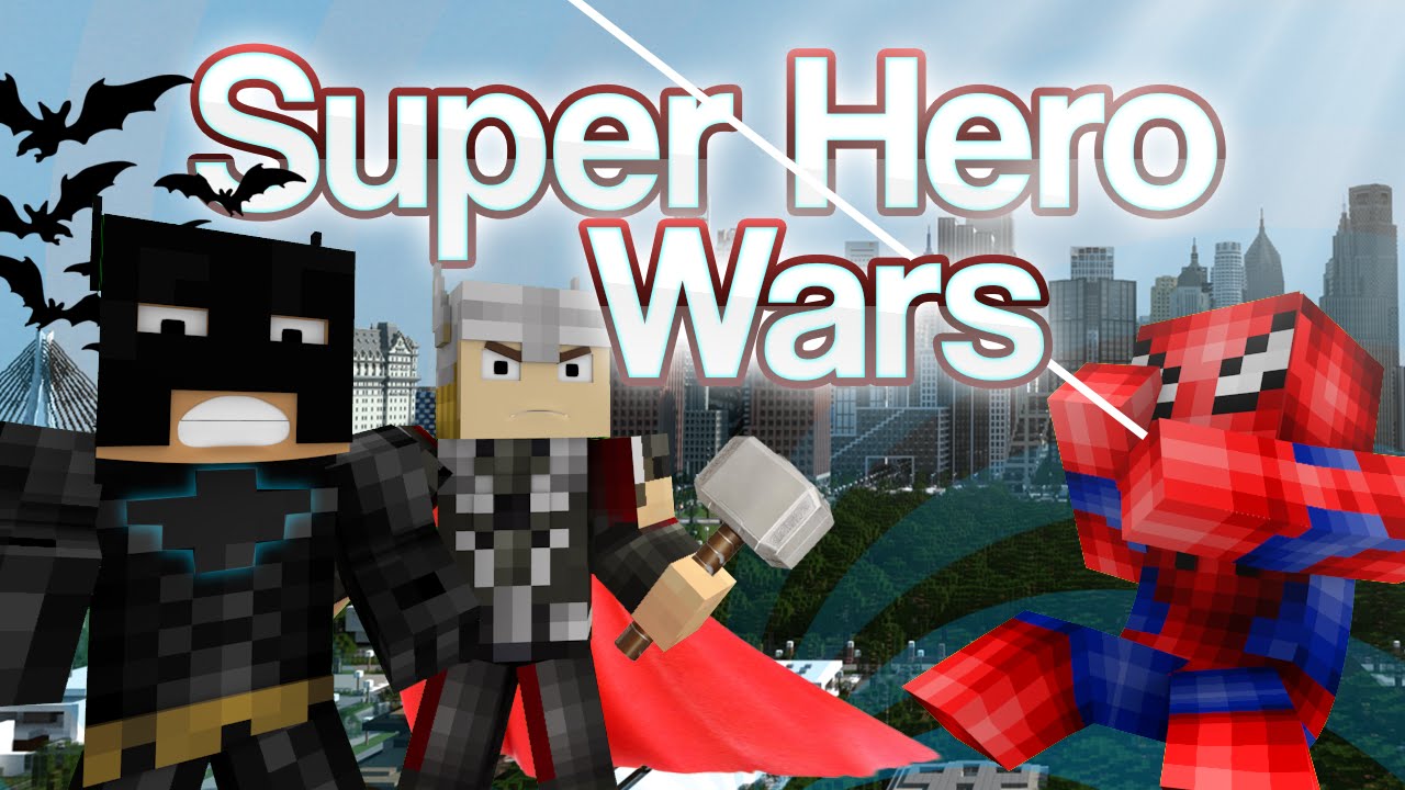 Minecraft Super Hero Wars! “Batman vs Thor” - YouTube