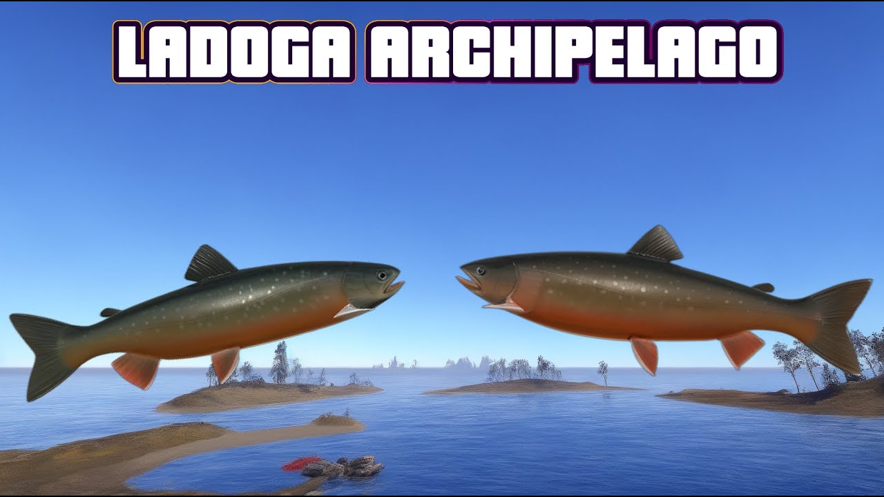 Russian Fishing 4 RF4 -LADOGA ARCHIPELAGO- Spot Red char and Char 557 ...