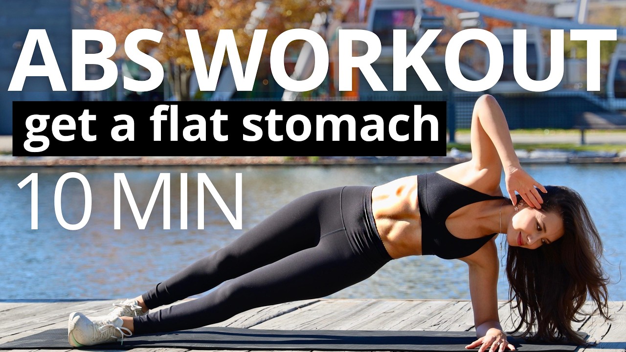 10 Minute Abs Workout at Home: Lose Belly Fat & Get a Flat Stomach FAST ...
