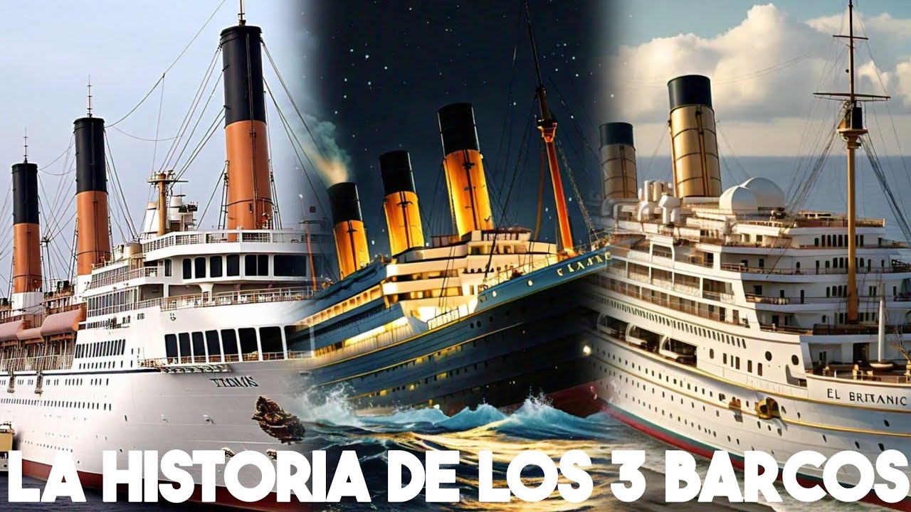 LA HISTORIA DE LOS 3 BARCOS (OLYMPIC. TITANIC. BRITANIC) ¡EN UN SOLO ...
