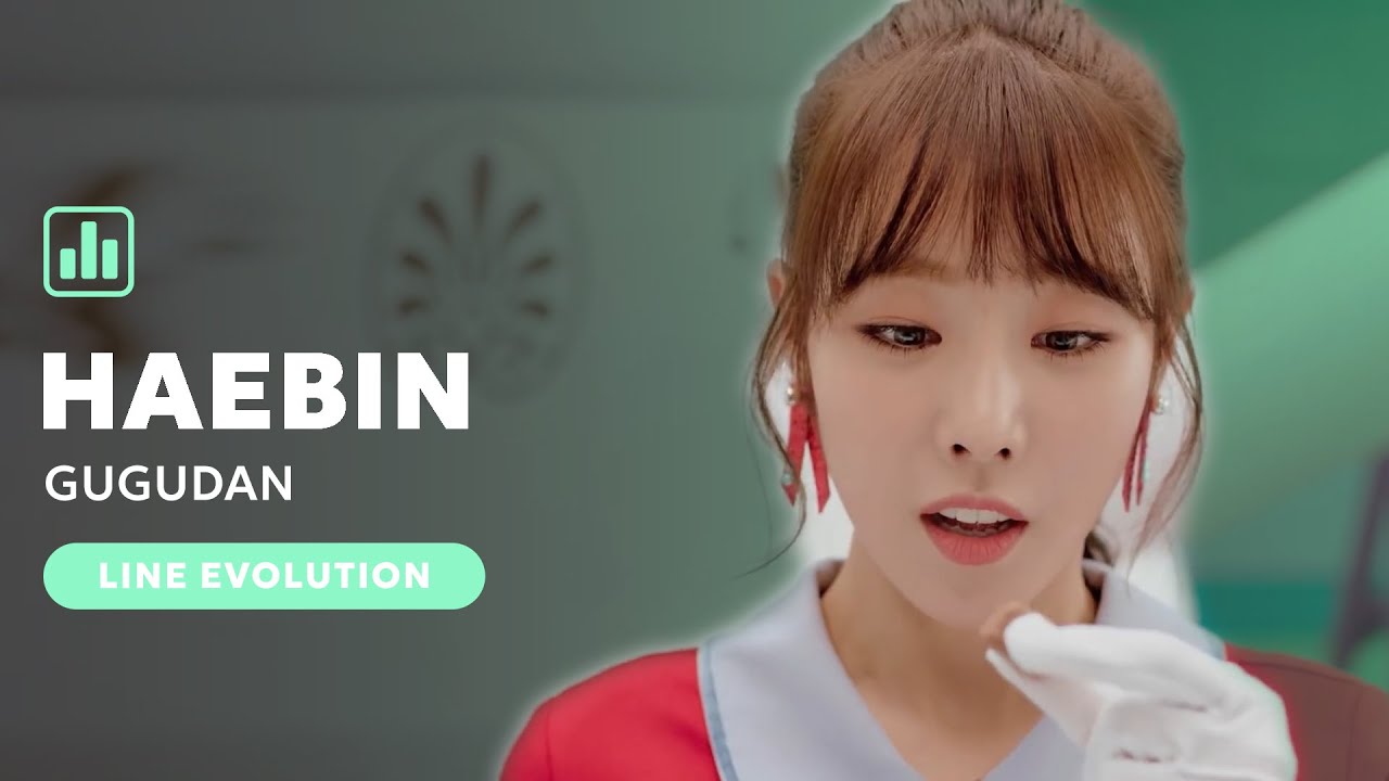 gugudan (구구단) - Haebin (해빈) (Line Evolution) | All Title Tracks Until 'Not That Type' • NOV/2018 ...