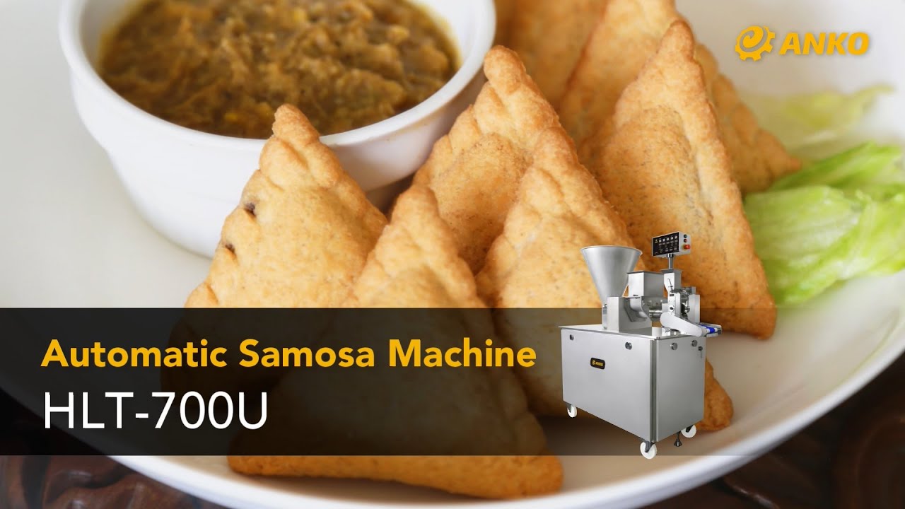 The Taste of India Scrumptious Golden Samosa｜ANKO Food Machine - YouTube