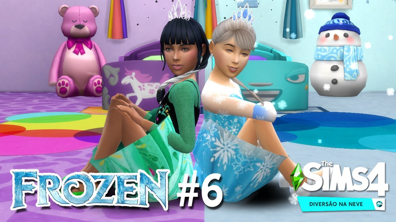 ELAS NÃO PODEM MAIS SE VER - Desafio da Frozen #06 - The Sims 4 - YouTube