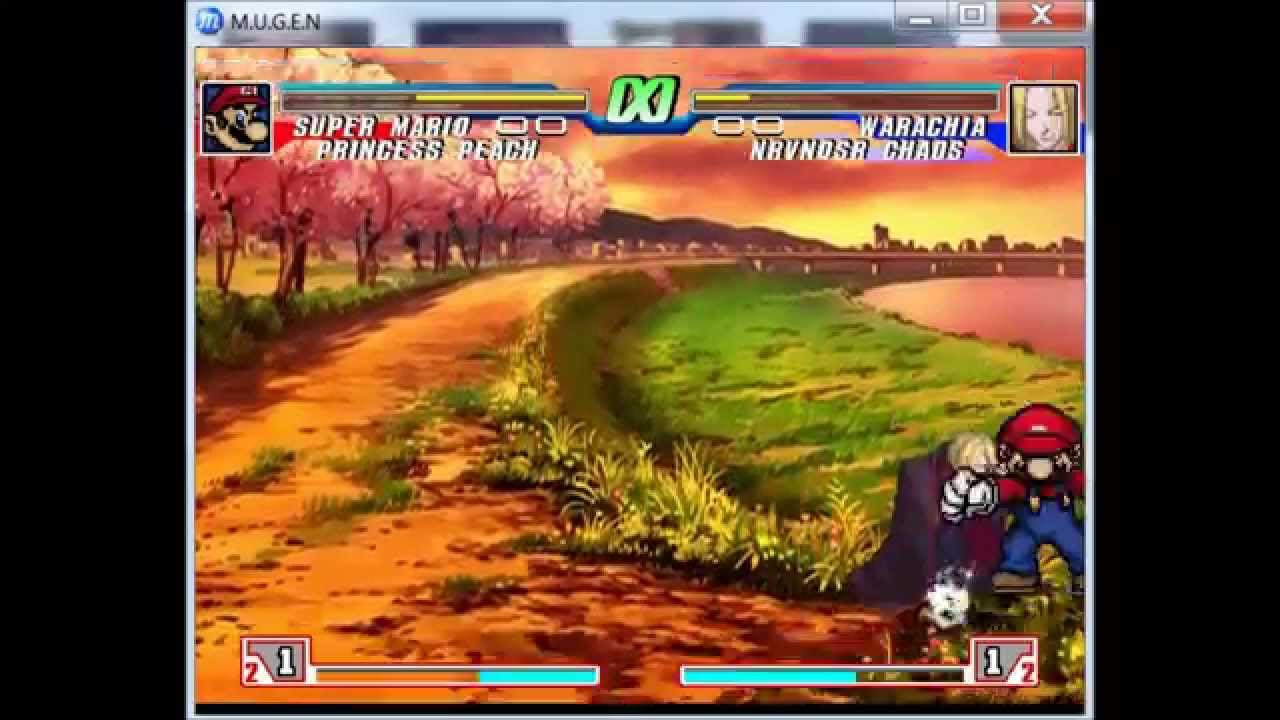 Mugen All Stars Legends Episode 27 Super Mario (me) and Princess Peach ...