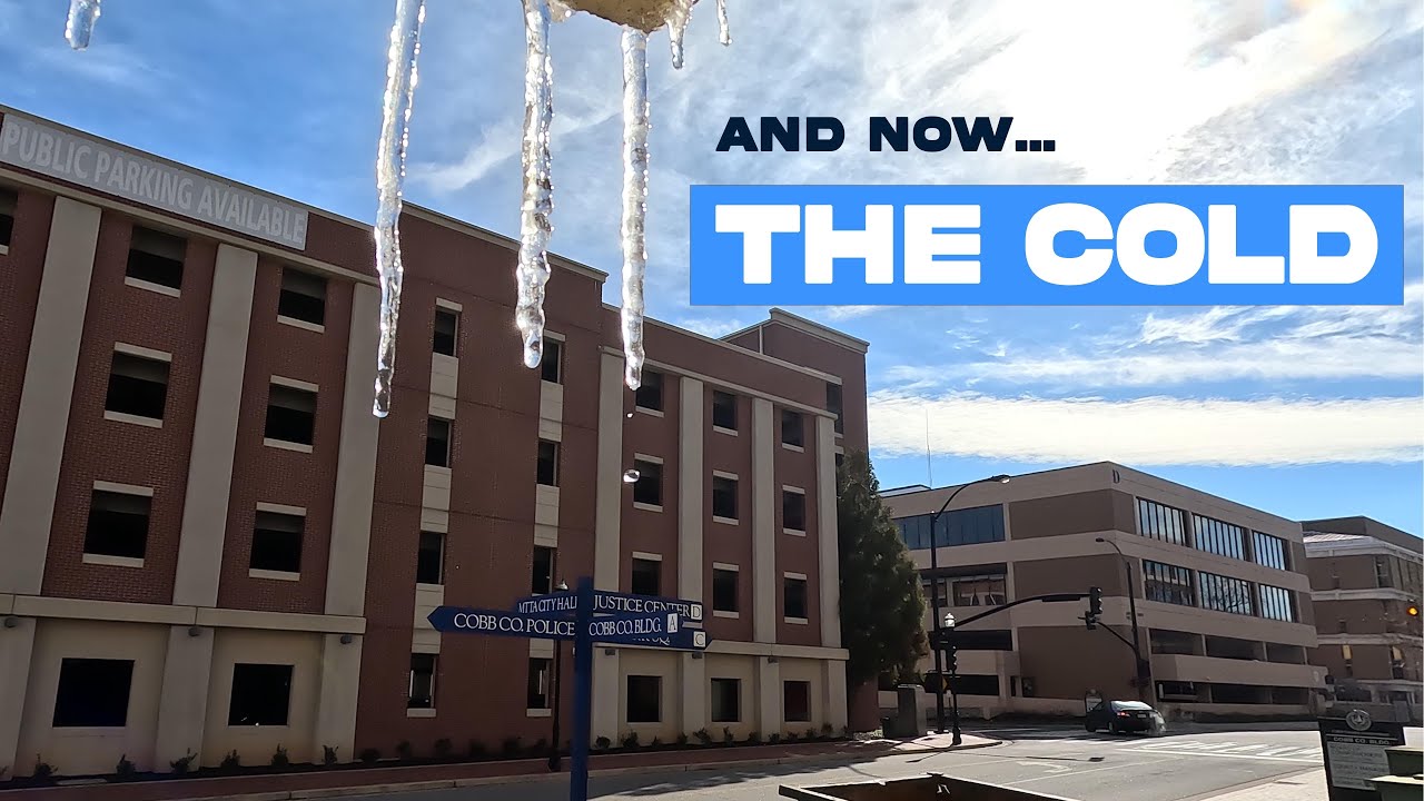 Cobb DOT clears road - county to REOPEN! - YouTube