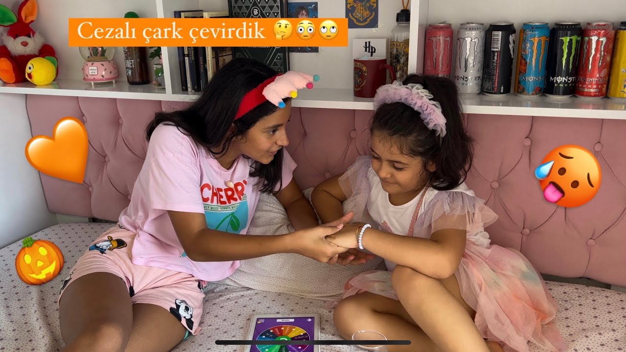 Kuzenimle çark çevirme oyunu oynadık #cezalı #oyun 💗 - YouTube