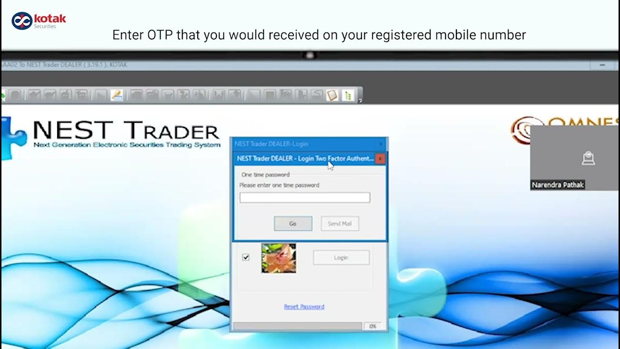 Login simplified with two factor authentication on Nest trading ...