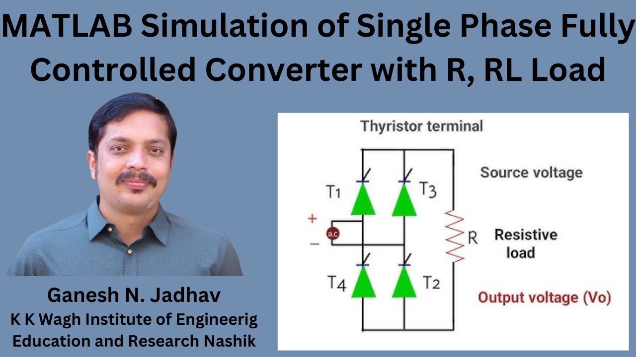 Simulation of single phase fully controlled converter PART 02 - YouTube