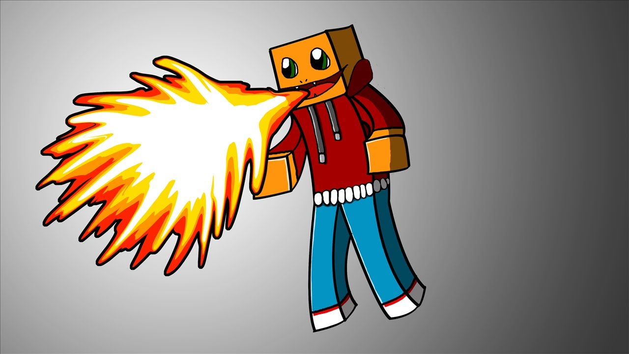 Minecraft Speed Art #18 - Drawing TheEpicCharmanders - YouTube