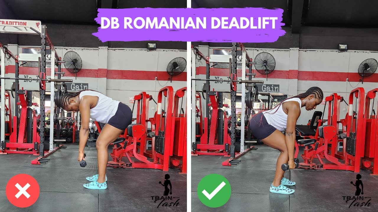 Tutorial Tuesdays - DB Romanian Deadlift (RDL) - YouTube