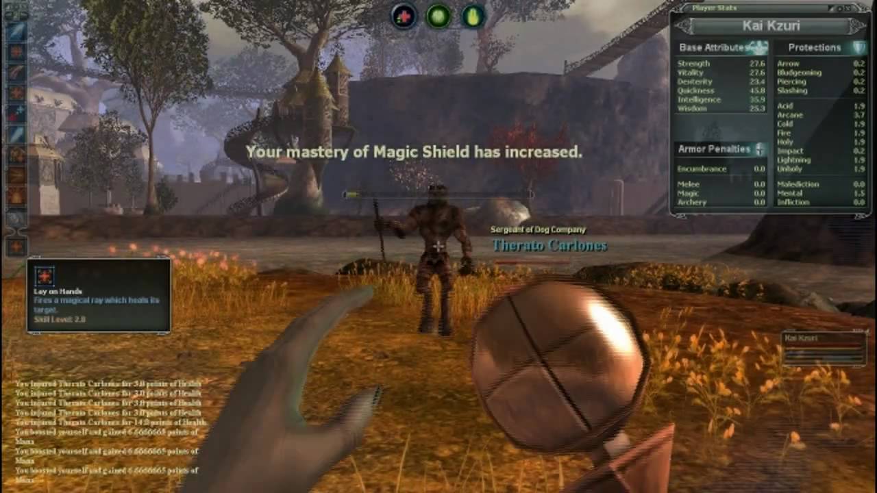 Darkfall - Lesser Magic Spells - YouTube