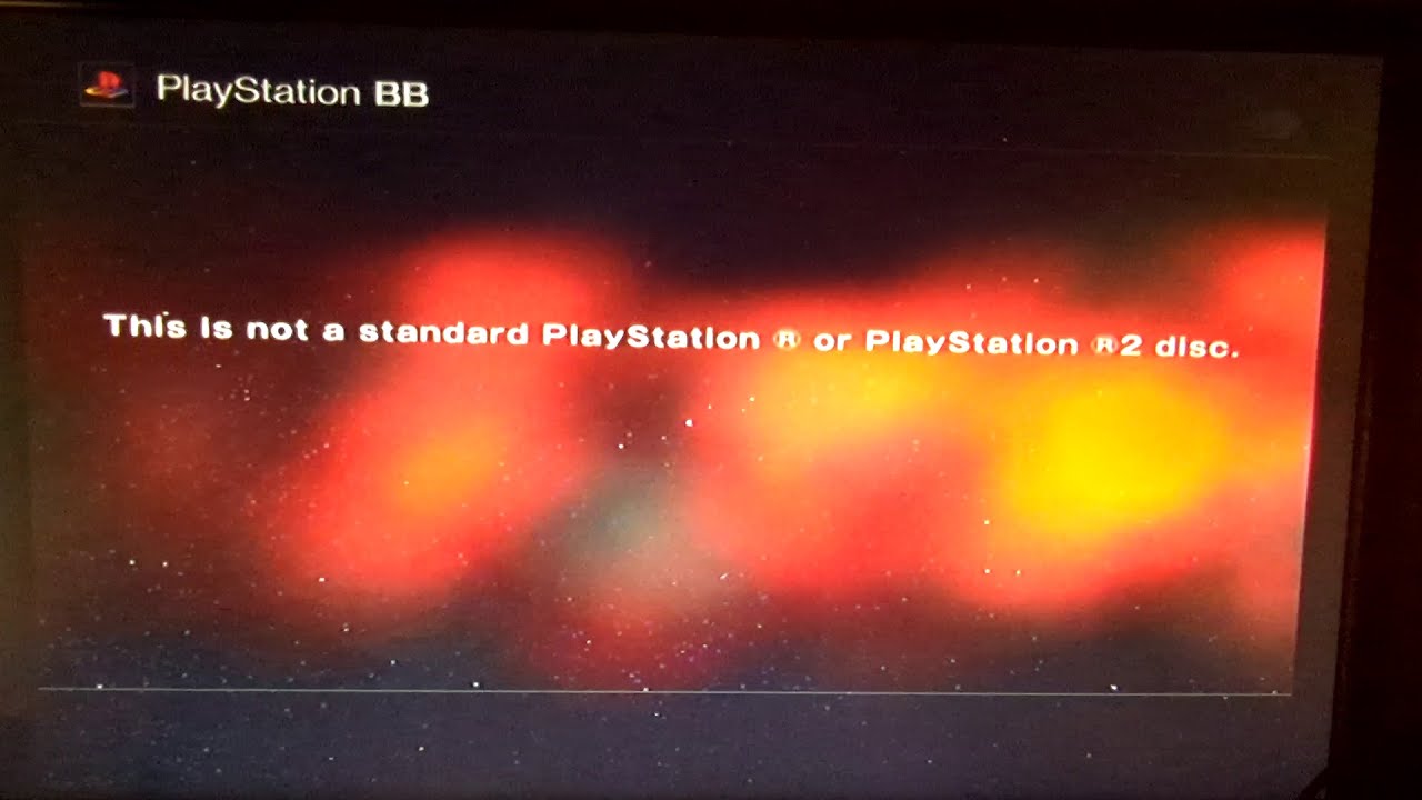 PlayStation BroadBand Navigator Red Screen of Death (RSoD) - YouTube