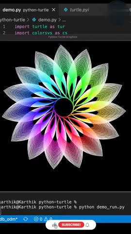 Superb graphics with python turtle | Python Turtle Graphics 20 | # ...