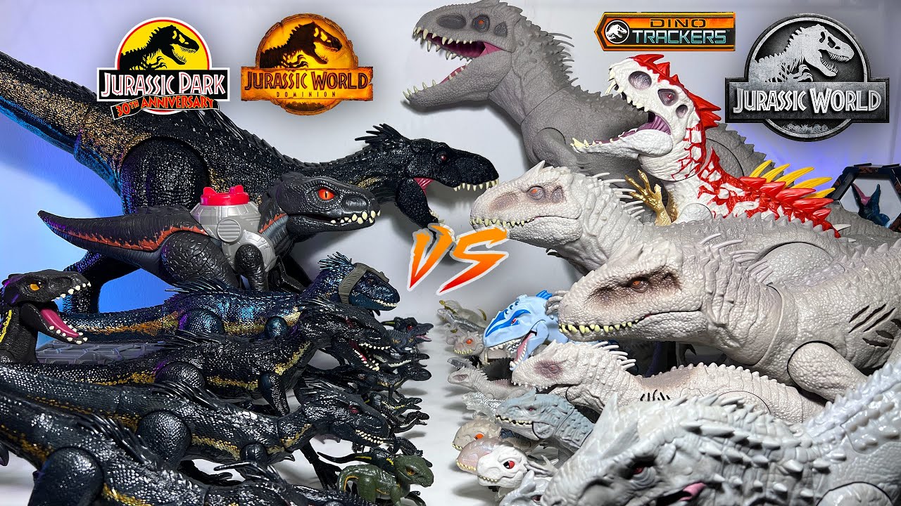 MEGA Indoraptor VS Indominus Rex! Jurassic World Dinosaurs Toys ...