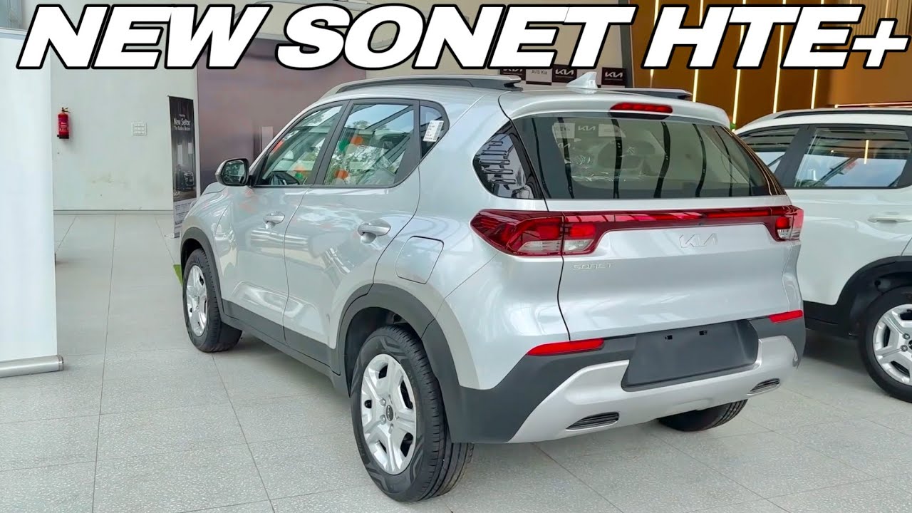 NEW KIA SONET HTK PLUS UPDATED MODEL || SONET Htk Plus 2023 Silver ...