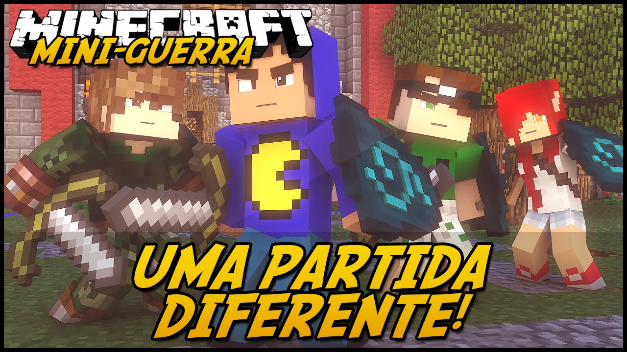 Minecraft: MINI-GUERRA - PARTIDA DIFERENTE?! (Battle Gear Mod) - YouTube