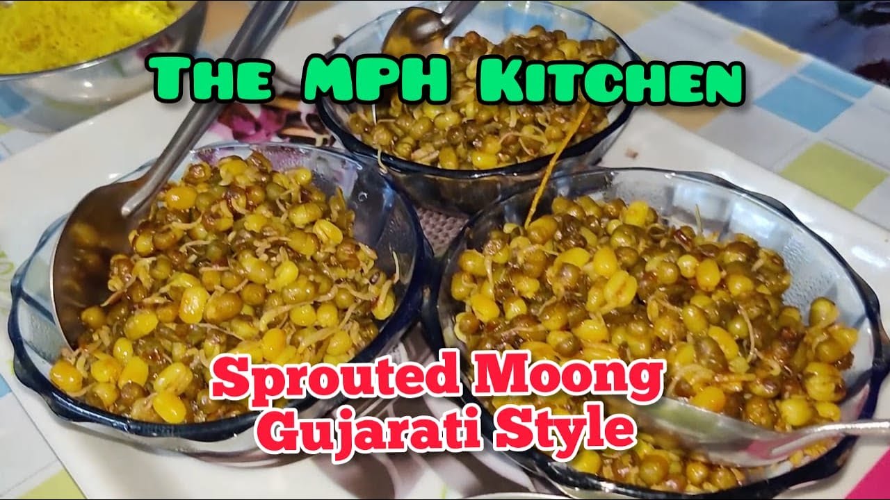 Sprouted Moong - Gujarati Style - YouTube