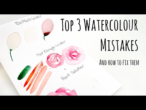 Top 3 Mistakes We Make With Watercolour And How We Fix Them - YouTube