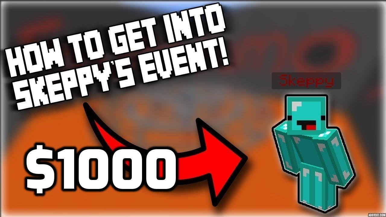 How to join skeppys events $1000- $2000 New server - YouTube