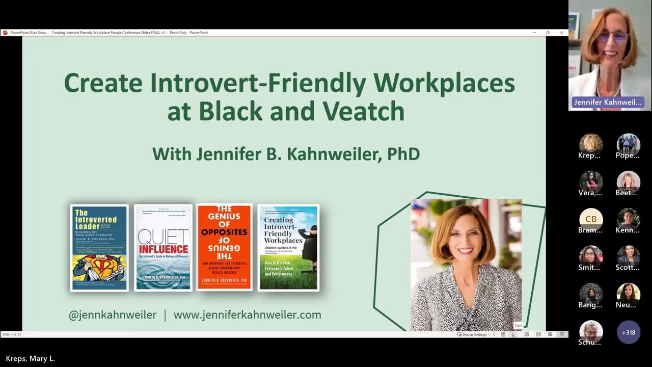 Creating Introvert Friendly Workplaces at Black and Veatch - YouTube