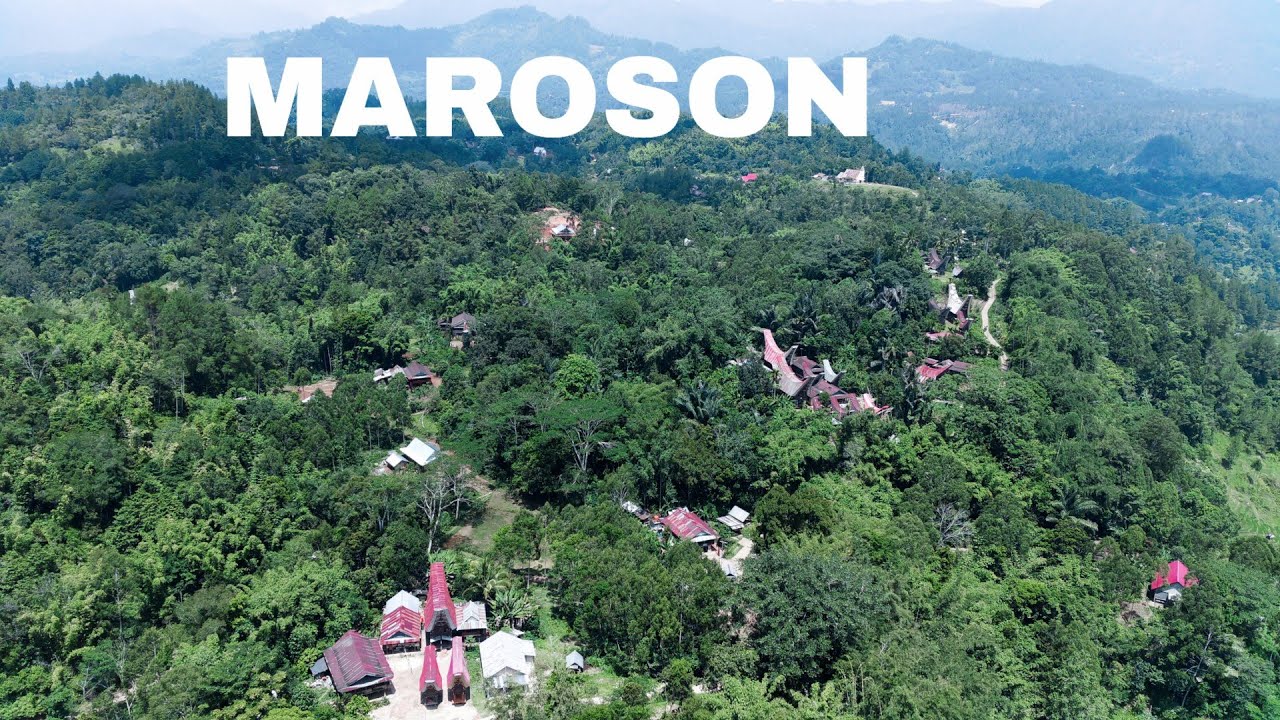Pemandangan Dari Udara Desa Maroson Kurra Tana Toraja - YouTube