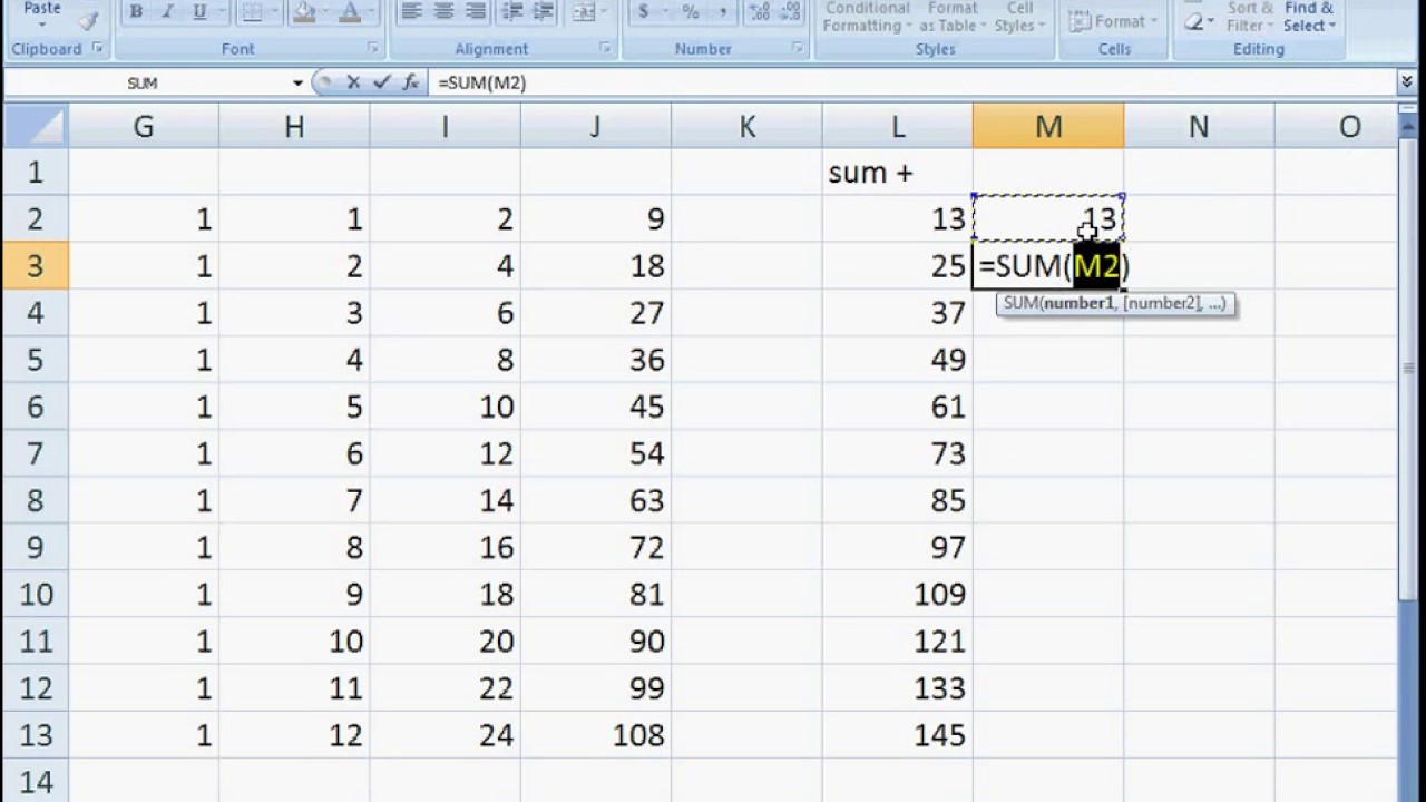 Learn Excel Basic Part 2 Kannada Youtube