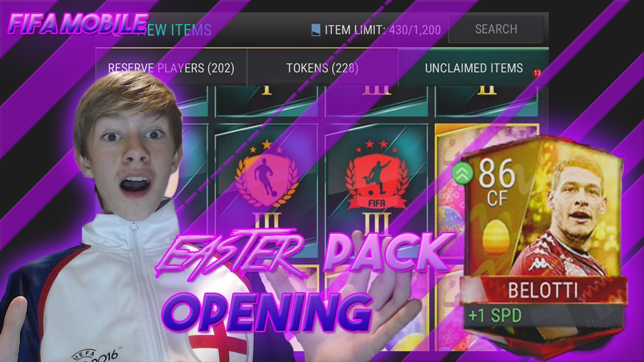 Fifa Mobile Easter PACK OPENING!! FREE 86 ELITE!!! - YouTube